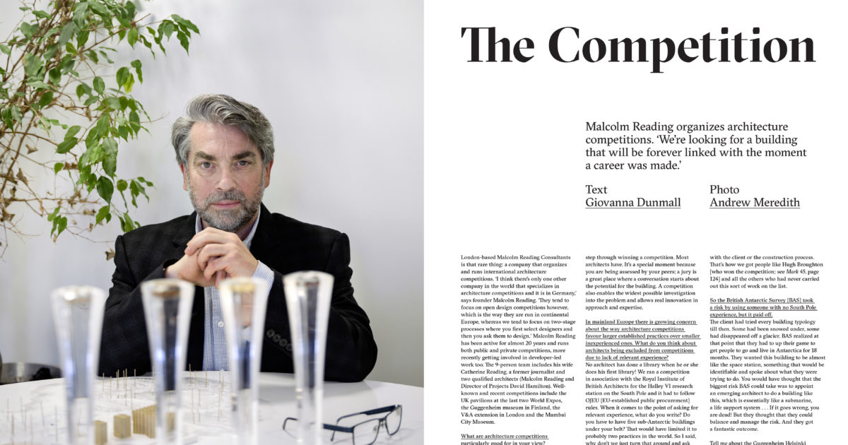 Malcolm Reading interviewed in current issue of Mark magazine | Malcolm ...